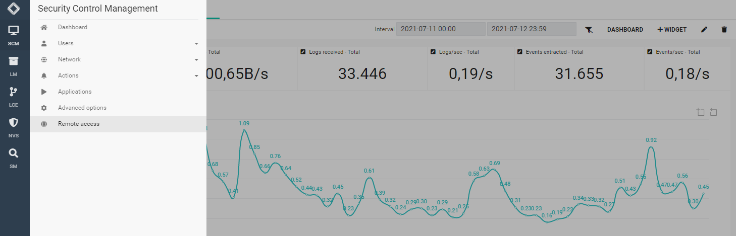 Access to remote SGBox - SGBox Next Generation SIEM & SOAR