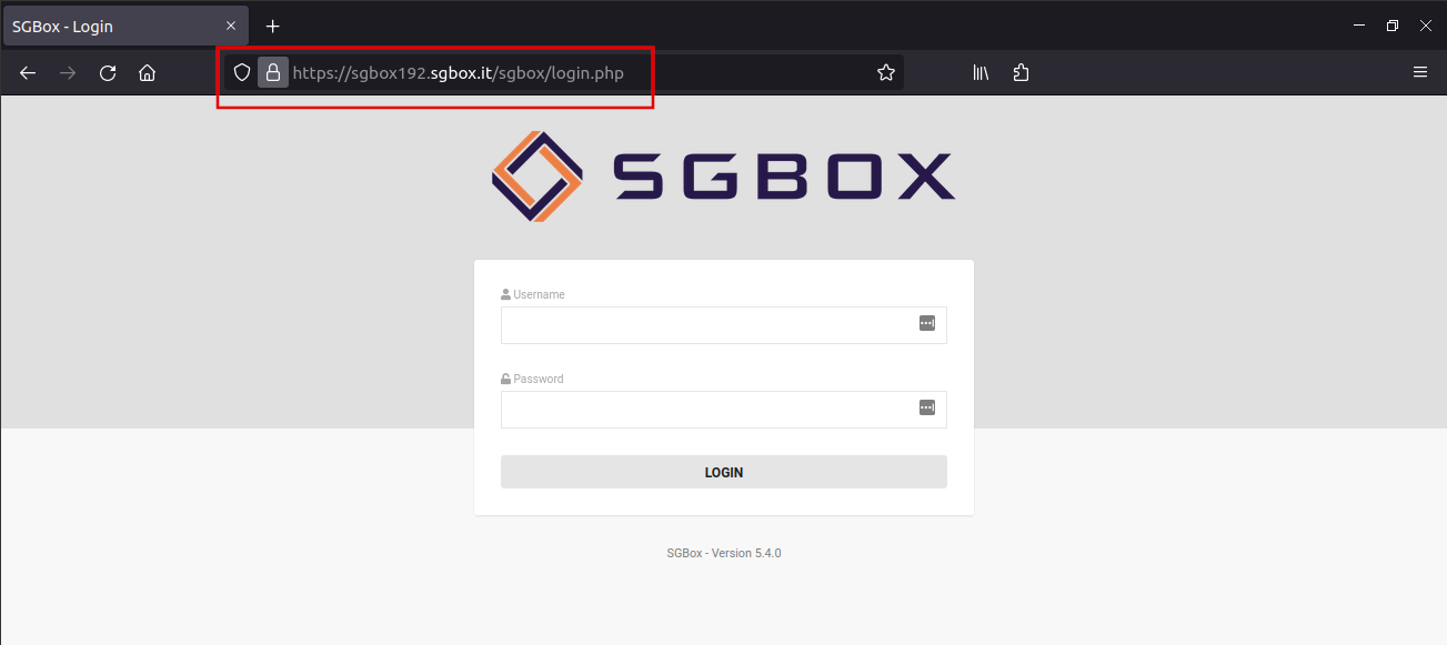 Upload SGBox custom certificate - SGBox Next Generation SIEM & SOAR