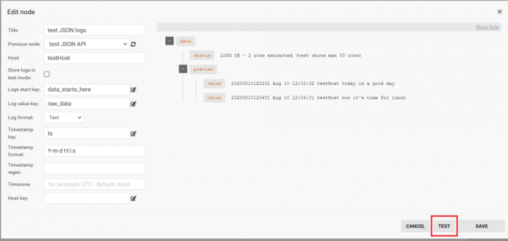 Playbooks - Retrieve Logs - SGBox Next Generation SIEM & SOAR