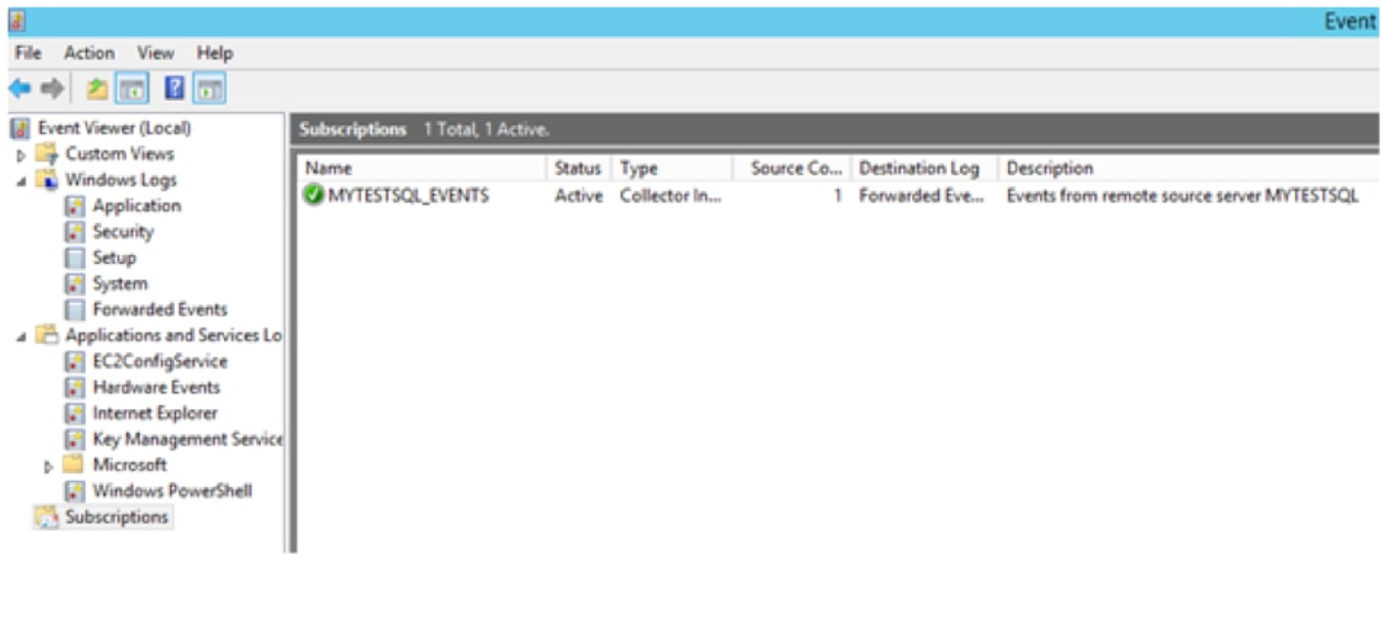 Centralizing Windows Logs ( Forwarded Events )